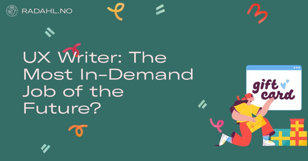 UX Writer: The Most In-Demand Job of the Future? - Alexander Rådahl